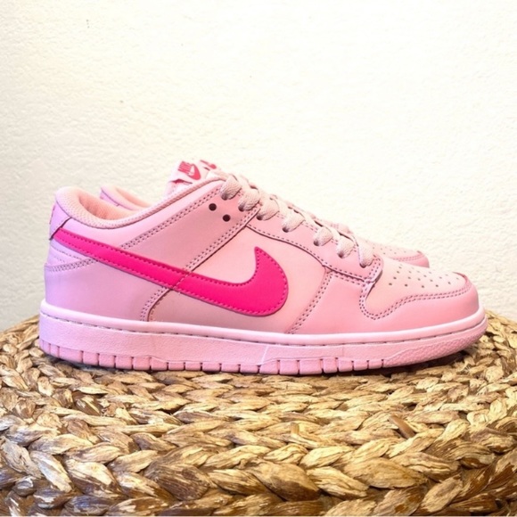 Vans | Shoes | Nike Dunk Low Triple Pink | Poshmark